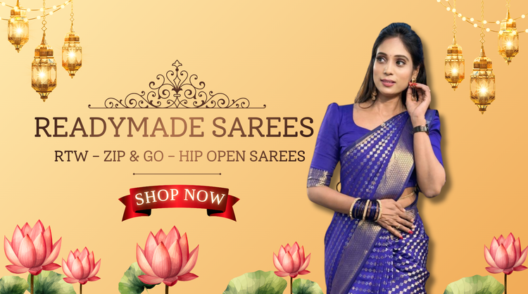Sree Sai Silks - Readymade Sarees | Zip & Go Sarees | Online Sarees